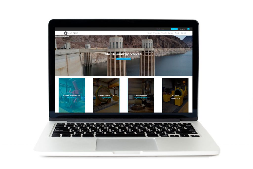 Refonte du site web de D2FC Energy Valves | Charlène Tardieu